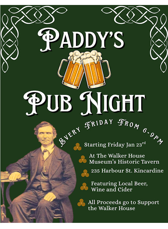 The Kincardine Record | Paddy's Pub Nights begin Jan. 23 at Walker ...